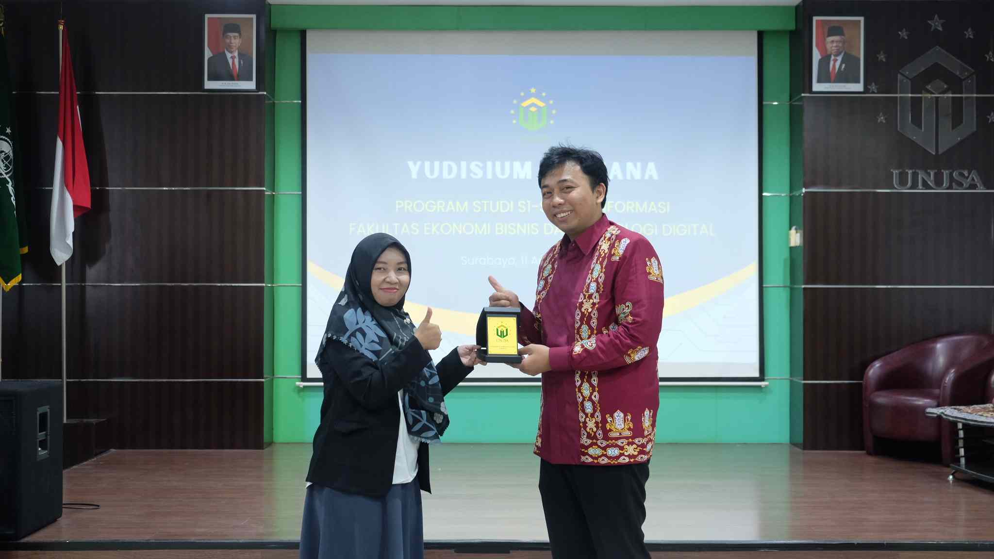 Prodi S1 Sistem Informasi Sukses Gelar Yudisium - UNUSA