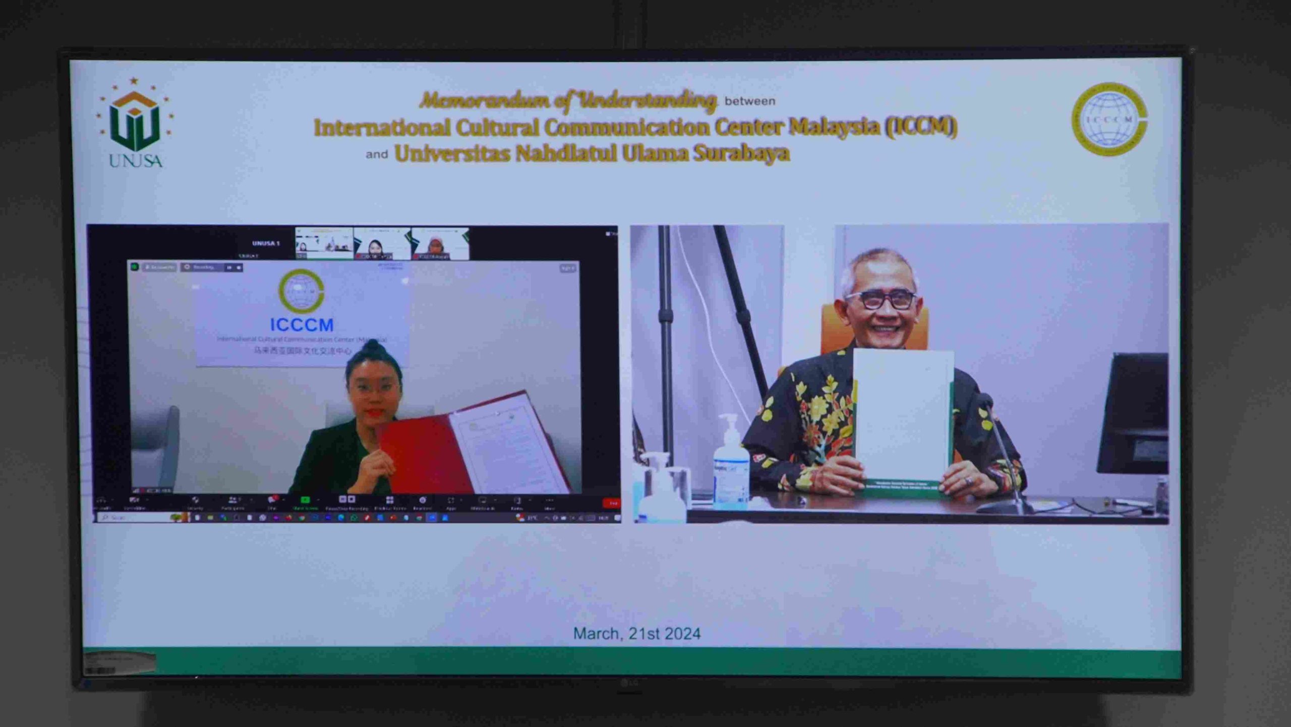 Unusa Jalin Kerjasama dengan International Cultural Communication ...