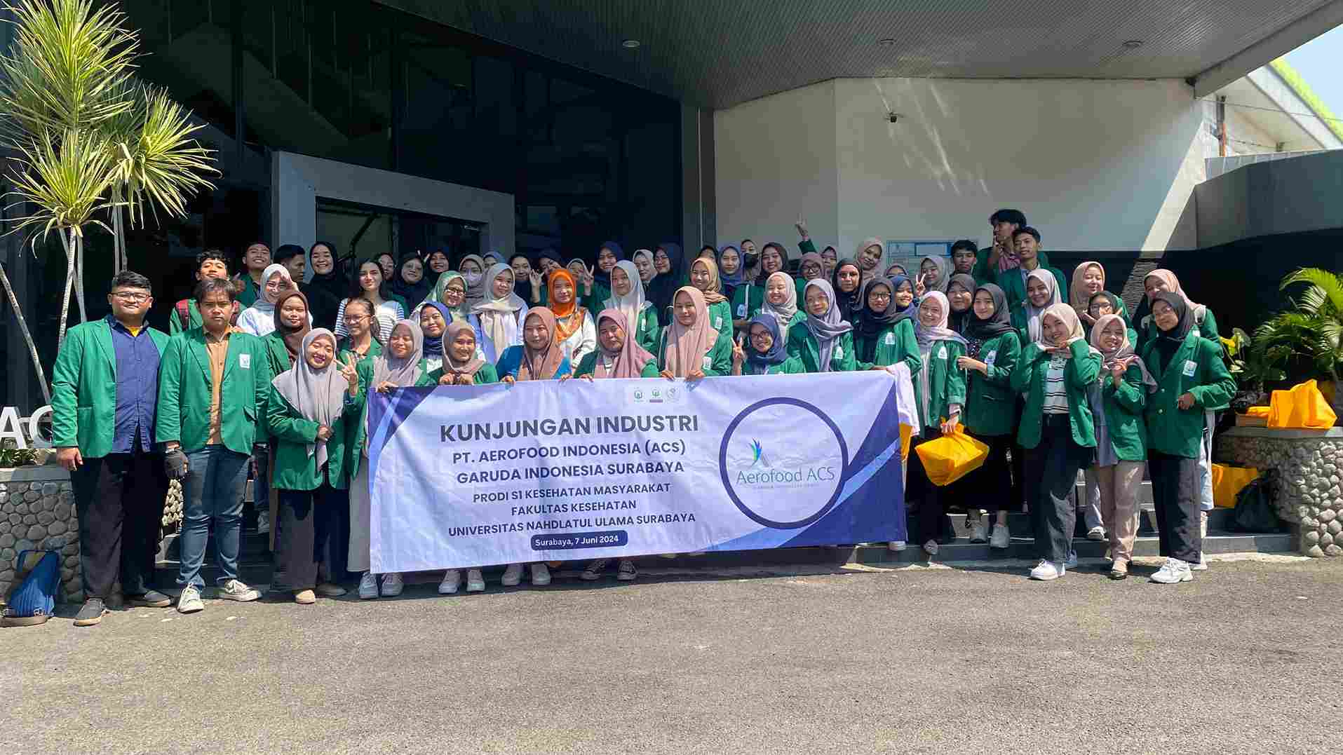 Tingkatkan Wawasan Industri, S1 Kesmas Unusa Kunjungi PT Aerofood (ACS ...